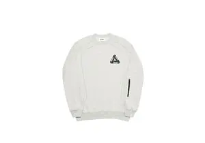 PALACE Techie Ferg Crew - Grey Marl