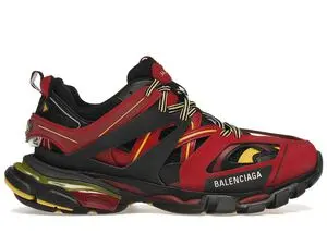 Balenciaga Track Sneakers - Black/burgundy
