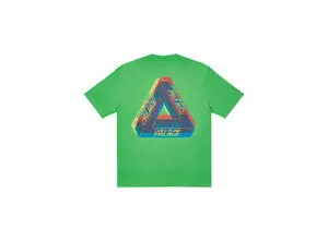PALACE Triferg Colour Blur T-shirt - Light Lime