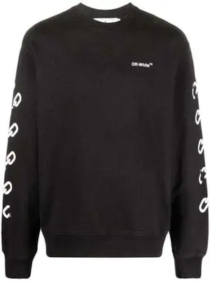 Off-White Chain Arr Slim Crewneck Sweatshirt