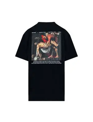Off-White Off Off Carav Deposition Over Short Sleeve Tee Shirtin