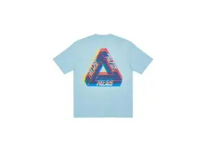 PALACE Triferg Colour Blur T-shirt Pale Blue