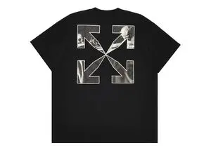 Off-White Caravag Arrow Over T-shirt - Black
