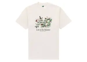 Aimé Leon Dore X New Balance Life In The Balance Graphic Tee Shirt - Off/white
