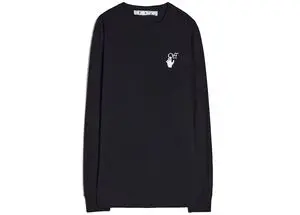 Off-White Degrade Arrows Long Sleeve T-shirt - Black