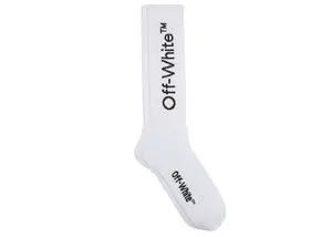 Off-White Off Diagonals Mid Socks - White/black