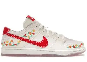 Nike Dunk Low Decon N7 Sneakers - Opti Yellow/university Red/bright Crimson