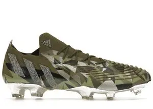 Adidas Predator Edge Crystal.1 Fg Athletic Shoe - Focus Olive/silver Metallic/magic Lime