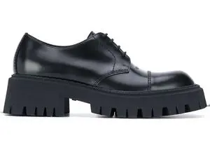 Balenciaga Tractor Leather Derby Shoes