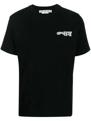 Off-White Off Off Carlos Short Sleeve Slim Tshirtin