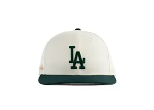 Aimé Leon Dore X New Era Dodgers Cap - Ivory/dark Green