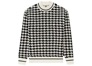 Aimé Leon Dore Knit Houndstooth Crewneck Sweater