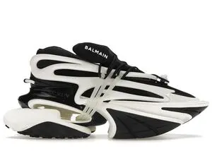 Balmain Unicorn Low-top Sneakers - Black/white
