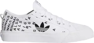 Adidas Nizza Trefoil Sneakers - Cloud White/core Black/cloud White