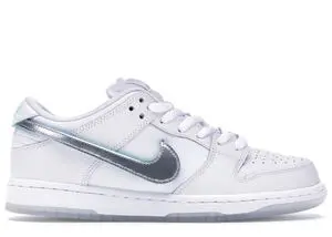 Nike Nike SB Dunk Low Diamond Supply Co. White/chrome