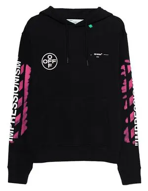 Off-White Diag Stencil Hoodie - Black