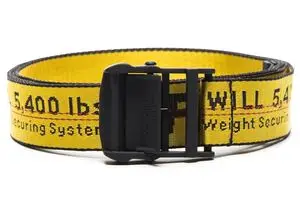 Off-White Classic Industrial Belt - Yellow/black