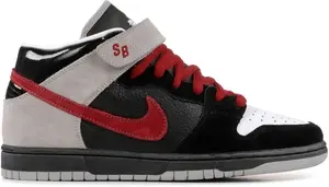 Nike Dunk Mid Sneakers - Black/varsity Crimson