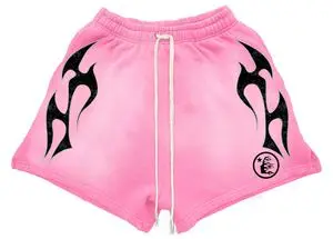 HELLSTAR Flame Shorts - Pink