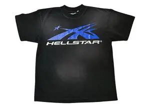 HELLSTAR Gel Sport Logo Tshirtin - Black/blue