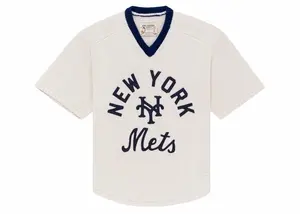 Aimé Leon Dore X New York Mets Knit Sweater - Cream