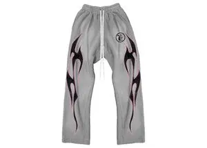HELLSTAR Future Flame Sweatpants - Grey