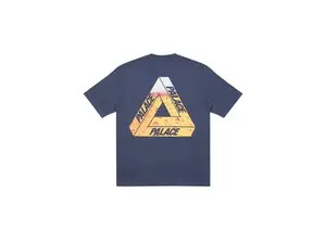 PALACE Trilager T-shirt Navy