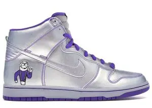Nike Dunk High Dinosaur Jr. Sneakers - Metallic Silver