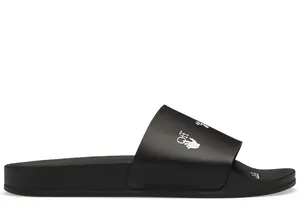 Off-White Drowning Logo Slides - Black/white