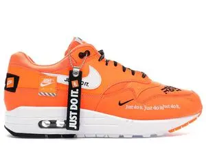 Nike Air Max 1 Lx Just Do It Sneakers - Total Orange/white/black