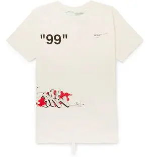 Off-White Dondi White Print T-shirt