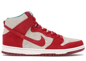 Nike Dunk High Sneakers - Gym Red/white