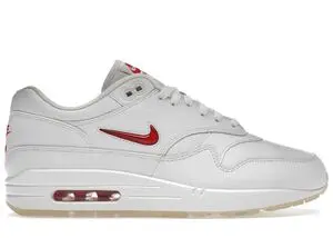 Nike Air Max 1 Jewel Sneakers - White/university Red