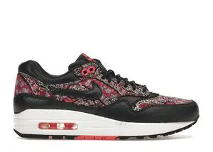 Nike Air Max 1 Liberty Paisley Sneakers - Black/solar Red
