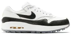 Nike Air Max 1 Golf Sneakers - White/chrome/opti Yellow