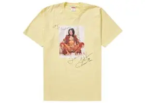 Supreme Lil Kim Tee Shirt Pale Yellow