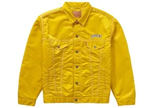 Supreme Nylon Trucker Jacket - Yellow