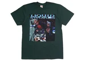 Supreme Liquid Swords Tee Shirt - Dark Green