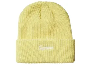 Supreme Loose Gauge Beanie - Light Yellow