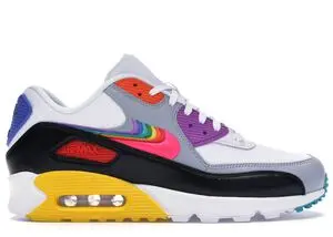 Nike Air Max 90 Be True (2019) White/multi Colorone-colorblackone-colorwolf Grey