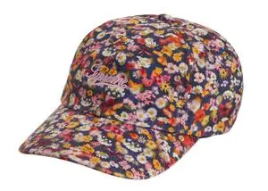 Supreme Liberty Floral 6-panel Cap - Navy Blue