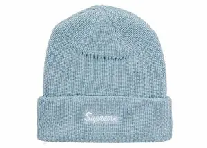 Supreme Loose Gauge Beanie Light Blue