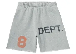 GALLERY DEPT. Wide-leg Printed Cotton-jersey Shorts