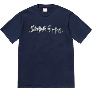 Supreme Liquid Tee Shirt Navy