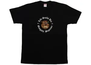 Supreme Life Sucks Die Tee Shirt - Black