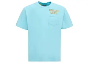 GALLERY DEPT. Vintage Souvenir Pocket T-shirt - Turquoise Blue
