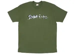 Supreme Liquid Tee Shirt - Olive