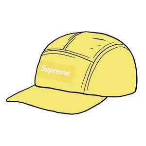 Supreme Linen Camp Cap - Lime