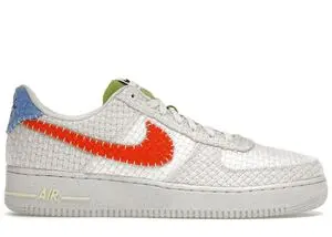 Nike Force 1 Low Next Nature Sneakers - Phantom/team Orange/sail