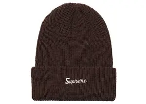 Supreme Loose Gauge Beanie - Brown